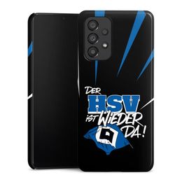 DeinDesign Galaxy A33 5G Handy Premium Case Smartphone Handyh&uuml;lle Schutzh&uuml;lle gl&auml;nzend Hamburger Sv Ascent Hsv Premium Case