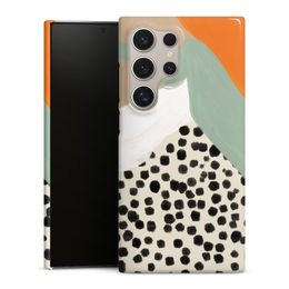 DeinDesign Galaxy S24 Ultra Handy Premium Case Smartphone Handyh&uuml;lle Schutzh&uuml;lle gl&auml;nzend Abstract Boho Kunst Premium Case
