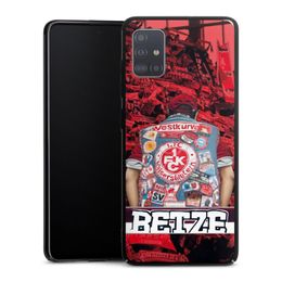 DeinDesign Galaxy A51 Handy Hard Case Schutzh&uuml;lle schwarz Smartphone Backcover Official Licensed Product 1. Fc Kaiserslautern 1. Fck Hard Case