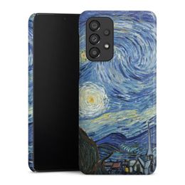 DeinDesign Galaxy A33 5G Handy Premium Case Smartphone Handyh&uuml;lle Schutzh&uuml;lle gl&auml;nzend The Starry Night Kunst Premium Case