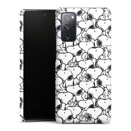 DeinDesign Galaxy S20 FE Handy Premium Case Smartphone Handyh&uuml;lle Schutzh&uuml;lle gl&auml;nzend Muster Snoopy Peanuts Premium Case