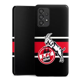 DeinDesign Galaxy A33 5G Handy Premium Case Smartphone Handyh&uuml;lle Schutzh&uuml;lle gl&auml;nzend 1. Fc K&ouml;ln Official Licensed Product Logo Premium Case