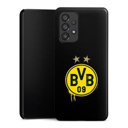 DeinDesign Galaxy A33 5G Handy Premium Case Smartphone Handyh&uuml;lle Schutzh&uuml;lle gl&auml;nzend Star Borussia Dortmund Bvb Premium Case