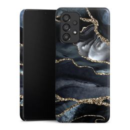DeinDesign Galaxy A33 5G Handy Premium Case Smartphone Handyh&uuml;lle Schutzh&uuml;lle gl&auml;nzend Marble Glitzer Trends Premium Case
