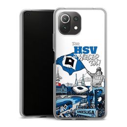 DeinDesign Xiaomi Mi 11 Lite 5G NE Handy Silikon H&uuml;lle Case transparent Handyh&uuml;lle Ascent Official Licensed Product Hamburger Sv Silikon Case