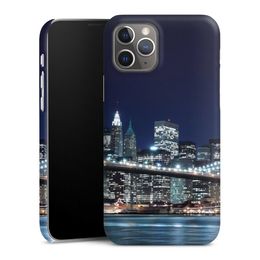 DeinDesign iPhone 12 Pro Handy Premium Case Smartphone Handyh&uuml;lle Schutzh&uuml;lle matt Usa Brooklyn Bridge New York Premium Case