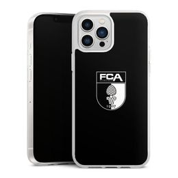 DeinDesign iPhone 13 Pro Max Handy Silikon H&uuml;lle Case transparent Handyh&uuml;lle Logo Official Licensed Product Fc Augsburg Silikon Case