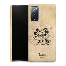 DeinDesign Galaxy S20 FE Handy Premium Case Smartphone Handyh&uuml;lle Schutzh&uuml;lle gl&auml;nzend Vintage Minnie Mouse Mickey Mouse Premium Case
