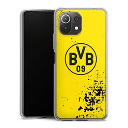 DeinDesign Xiaomi Mi 11 Lite 5G NE Handy Silikon H&uuml;lle Case transparent Handyh&uuml;lle Borussia Dortmund Borusse Official Licensed Product Silikon Case