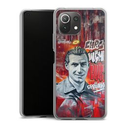 DeinDesign Xiaomi Mi 11 Lite 5G NE Handy Silikon H&uuml;lle Case transparent Handyh&uuml;lle 1. Fck 1. Fc Kaiserslautern Fritz Walter Silikon Case