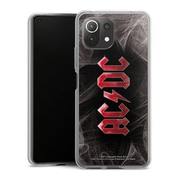 DeinDesign Xiaomi Mi 11 Lite 5G NE Handy Silikon H&uuml;lle Case transparent Handyh&uuml;lle Merchandise Acdc Logo Silikon Case