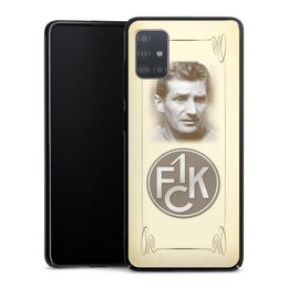 DeinDesign Galaxy A51 Handy Hard Case Schutzh&uuml;lle schwarz Smartphone Backcover 1. Fc Kaiserslautern Fritz Walter Logo Hard Case