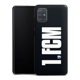DeinDesign Galaxy A51 Handy Hard Case Schutzh&uuml;lle schwarz Smartphone Backcover 1. Fcm 1. Fc Magdeburg Official Licensed Product Hard Case