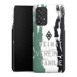 DeinDesign Galaxy A33 5G Handy Premium Case Smartphone Handyh&uuml;lle Schutzh&uuml;lle gl&auml;nzend Official Licensed Product Borussia M&ouml;nchengladbach Statement Premium Case