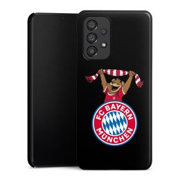 DeinDesign Galaxy A33 5G Handy Premium Case Smartphone Handyh&uuml;lle Schutzh&uuml;lle gl&auml;nzend Fc Bayern M&uuml;nchen Bernie Official Licensed Product Premium Case