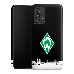 DeinDesign Galaxy A33 5G Handy Premium Case Smartphone Handyh&uuml;lle Schutzh&uuml;lle gl&auml;nzend Sv Werder Bremen Skyline Official Licensed Product Premium Case