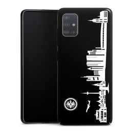 DeinDesign Galaxy A51 Handy Hard Case Schutzh&uuml;lle schwarz Smartphone Backcover Eintracht Frankfurt Sge Skyline Hard Case