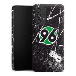 DeinDesign Galaxy A33 5G Handy Premium Case Smartphone Handyh&uuml;lle Schutzh&uuml;lle gl&auml;nzend Coat Of Arms Hannover 96 H96 Premium Case