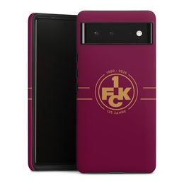 DeinDesign Google Pixel 6 Handy Panzer Handyh&uuml;lle robuste Outdoor H&uuml;lle Schutzh&uuml;lle matt 1. Fc Kaiserslautern Official Licensed Product 125 Jahre Tough Case
