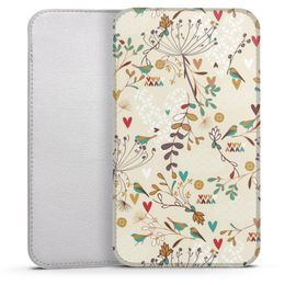 DeinDesign iPhone 16 Pro Max Handy H&uuml;lle Tasche Sleeve Socke Schutzh&uuml;lle Flowers Bird Retro Sleeve
