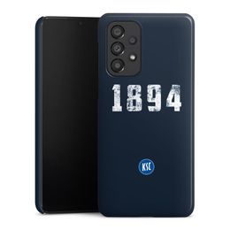 DeinDesign Galaxy A33 5G Handy Premium Case Smartphone Handyh&uuml;lle Schutzh&uuml;lle gl&auml;nzend Karlsruher Sc Ksc Bundesliga Premium Case