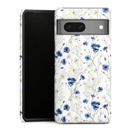 DeinDesign Google Pixel 7 Handy Panzer Handyh&uuml;lle robuste Outdoor H&uuml;lle Schutzh&uuml;lle gl&auml;nzend Flowers Muster Flower Tough Case