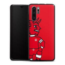 DeinDesign Huawei P30 Pro Handy Silikon H&uuml;lle Case schwarz Handyh&uuml;lle 1. Fc Kaiserslautern Official Licensed Product Soccer