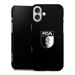 DeinDesign iPhone 16 Plus Handy Premium Case Smartphone Handyh&uuml;lle Schutzh&uuml;lle matt Logo Official Licensed Product Fc Augsburg Premium Case