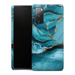 DeinDesign Galaxy S20 FE Handy Premium Case Smartphone Handyh&uuml;lle Schutzh&uuml;lle gl&auml;nzend Glitzer Marble Gemstone Premium Case