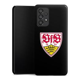 DeinDesign Galaxy A33 5G Handy Premium Case Smartphone Handyh&uuml;lle Schutzh&uuml;lle gl&auml;nzend Coat Of Arms Vfb Stuttgart Official Licensed Product Premium Case