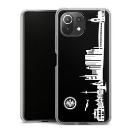 DeinDesign Xiaomi Mi 11 Lite 5G NE Handy Silikon H&uuml;lle Case transparent Handyh&uuml;lle Eintracht Frankfurt Skyline Sge Silikon Case