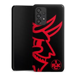 DeinDesign Galaxy A33 5G Handy Premium Case Smartphone Handyh&uuml;lle Schutzh&uuml;lle gl&auml;nzend 1. Fc Kaiserslautern Official Licensed Product Logo Premium Case
