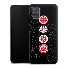 DeinDesign Galaxy A51 Handy Hard Case Schutzh&uuml;lle schwarz Smartphone Backcover Eagle Logo Eintracht Frankfurt Hard Case