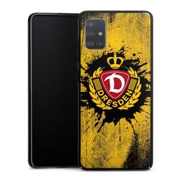 DeinDesign Galaxy A51 Handy Hard Case Schutzh&uuml;lle schwarz Smartphone Backcover Official Licensed Product Soccer Sg Dynamo Dresden Hard Case