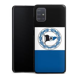 DeinDesign Galaxy A51 Handy Hard Case Schutzh&uuml;lle schwarz Smartphone Backcover Official Licensed Product Arminen Arminia Bielefeld Hard Case