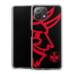 DeinDesign Xiaomi Mi 11 Lite 5G NE Handy Silikon H&uuml;lle Case transparent Handyh&uuml;lle 1. Fc Kaiserslautern Logo Official Licensed Product Silikon Case
