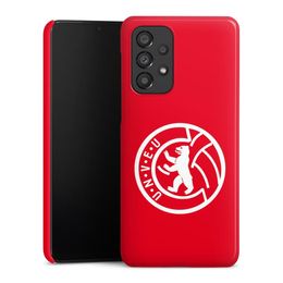 DeinDesign Galaxy A33 5G Handy Premium Case Smartphone Handyh&uuml;lle Schutzh&uuml;lle gl&auml;nzend Official Licensed Product 1. Fc Union Berlin Bear Premium Case