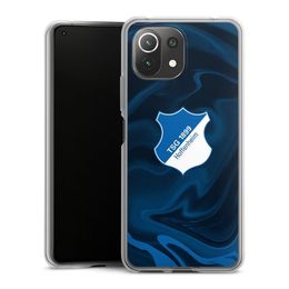 DeinDesign Xiaomi Mi 11 Lite 5G NE Handy Silikon H&uuml;lle Case transparent Handyh&uuml;lle Tsg 1899 Hoffenheim Official Licensed Product Jersey Silikon Case