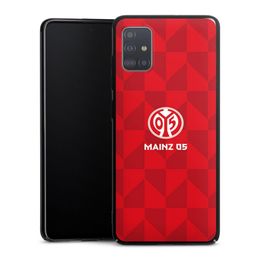 DeinDesign Galaxy A51 Handy Hard Case Schutzh&uuml;lle schwarz Smartphone Backcover Mainz 05 Official Licensed Product Merchandise Hard Case