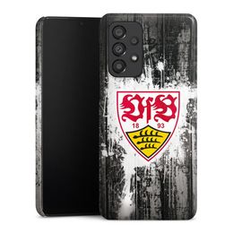 DeinDesign Galaxy A33 5G Handy Premium Case Smartphone Handyh&uuml;lle Schutzh&uuml;lle gl&auml;nzend Official Licensed Product Bundesliga Vfb Stuttgart Premium Case