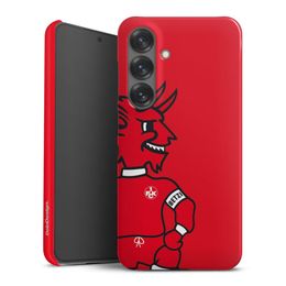 DeinDesign Galaxy S25 Handy Premium Case Smartphone Handyh&uuml;lle Schutzh&uuml;lle gl&auml;nzend 1. Fc Kaiserslautern Official Licensed Product Soccer Premium Case