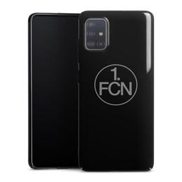 DeinDesign Galaxy A51 Handy Hard Case Schutzh&uuml;lle schwarz Smartphone Backcover 1. Fc N&uuml;rnberg 1. Fcn Transparent Hard Case