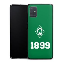 DeinDesign Galaxy A51 Handy Hard Case Schutzh&uuml;lle schwarz Smartphone Backcover Sv Werder Bremen Official Licensed Product Statement Hard Case