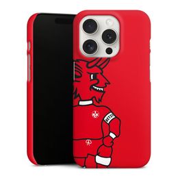 DeinDesign iPhone 15 Pro Handy Premium Case Smartphone Handyh&uuml;lle Schutzh&uuml;lle matt 1. Fc Kaiserslautern Official Licensed Product Soccer Premium Case