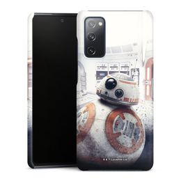 DeinDesign Galaxy S20 FE Handy Premium Case Smartphone Handyh&uuml;lle Schutzh&uuml;lle gl&auml;nzend Star Wars Robot Merchandise Premium Case