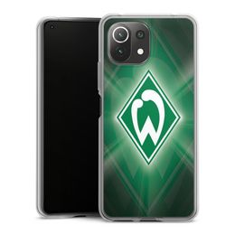 DeinDesign Xiaomi Mi 11 Lite 5G NE Handy Silikon H&uuml;lle Case transparent Handyh&uuml;lle Coat Of Arms Official Licensed Product Sv Werder Bremen Silikon Case