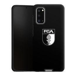 DeinDesign Galaxy S20 Handy Panzer Handyh&uuml;lle robuste Outdoor H&uuml;lle Schutzh&uuml;lle matt Logo Official Licensed Product Fc Augsburg Tough Case