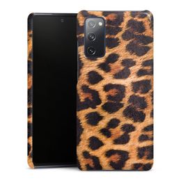 DeinDesign Galaxy S20 FE Handy Premium Case Smartphone Handyh&uuml;lle Schutzh&uuml;lle gl&auml;nzend Fur Animal Print Leopard Premium Case