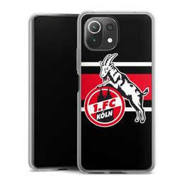 DeinDesign Xiaomi Mi 11 Lite 5G NE Handy Silikon H&uuml;lle Case transparent Handyh&uuml;lle Official Licensed Product 1. Fc K&ouml;ln Logo Silikon Case