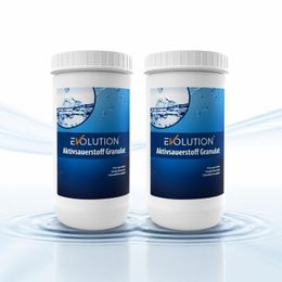 2 x 1 kg Evolution Pool Aktivsauerstoff Granulat